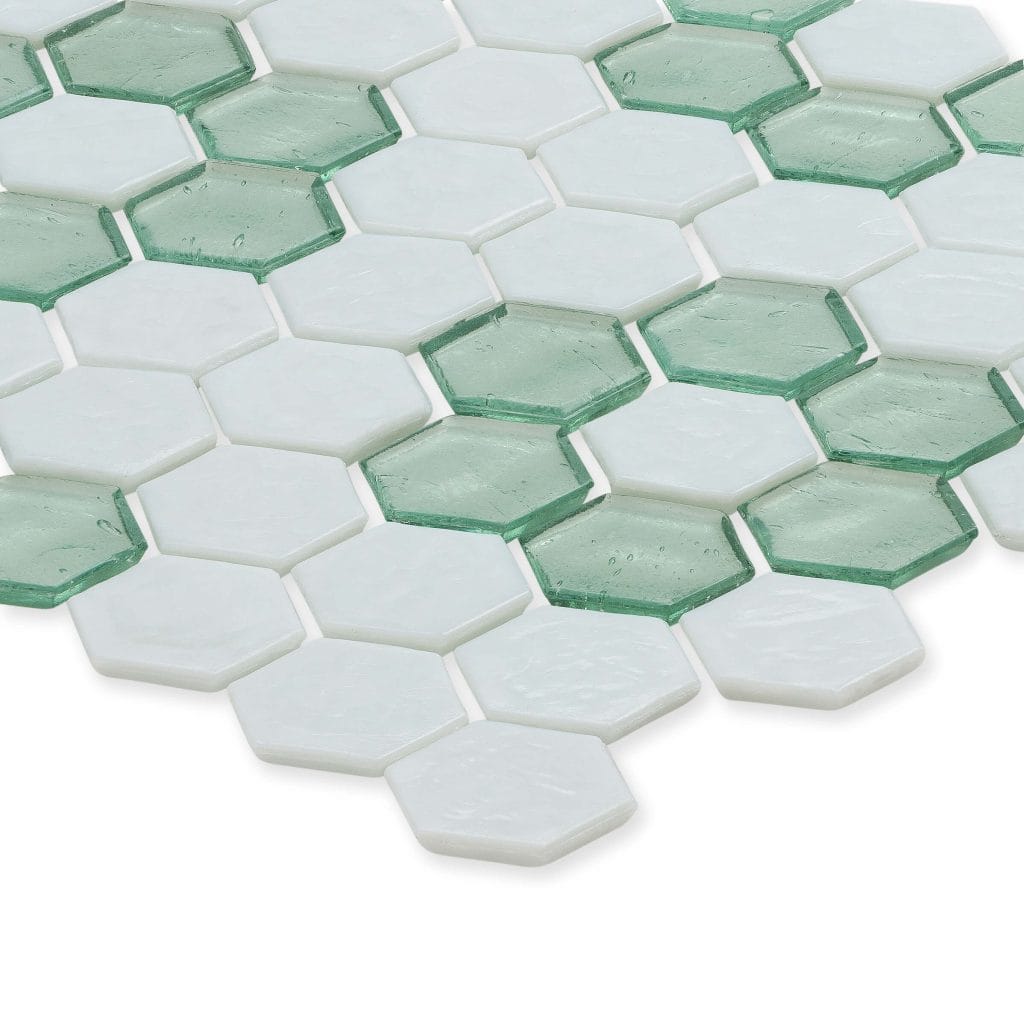Hex Flower - American Glass Mosaics